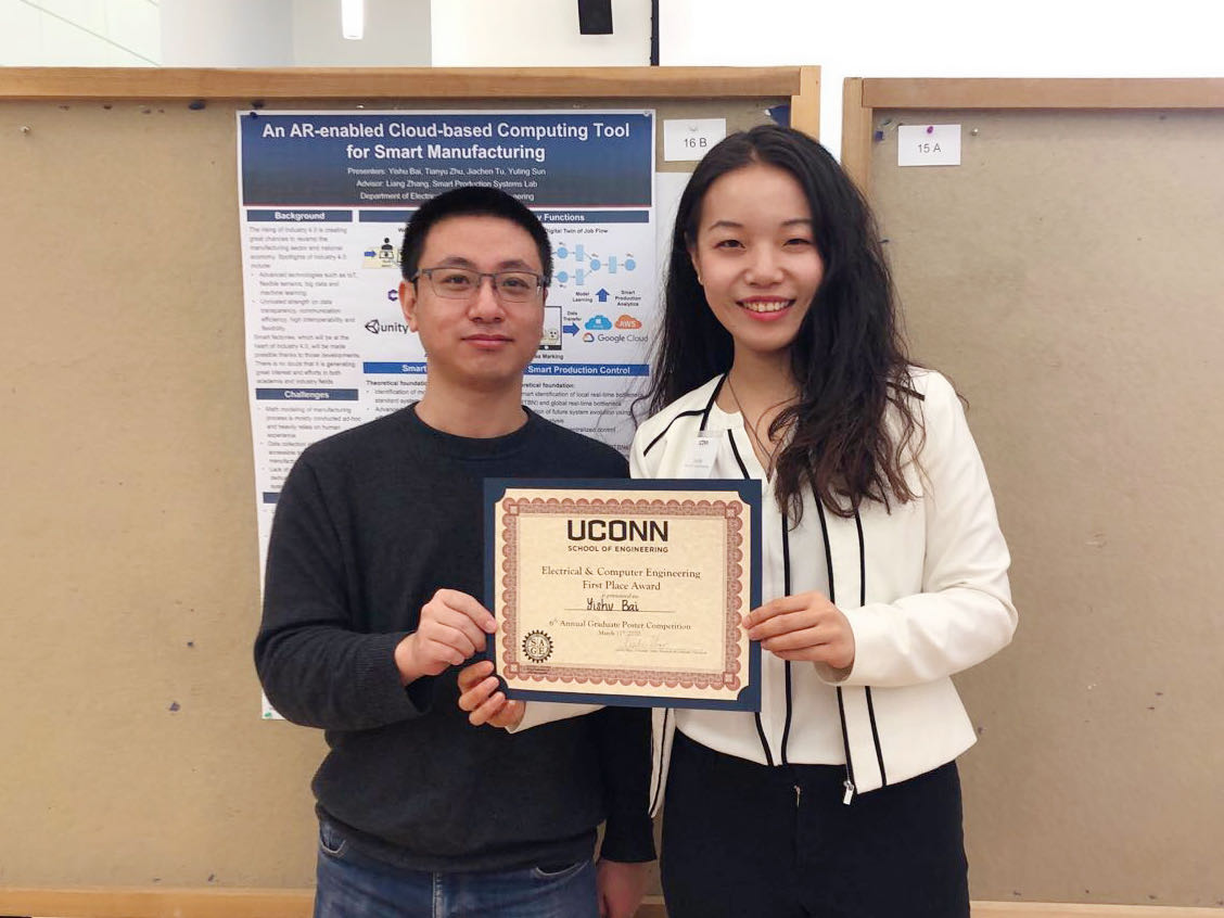 Our team won the first place award in department's poster competition ...